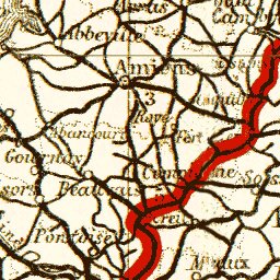 Road Map of France, 1900 by Waldin | Avenza Maps