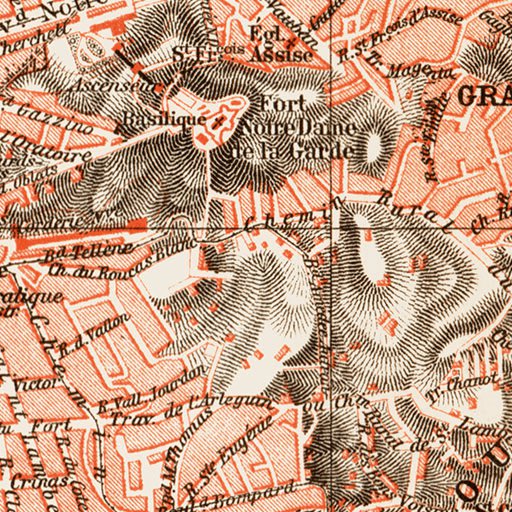 Marseille city Map, 1913 (1:24,000 scale) by Waldin | Avenza Maps