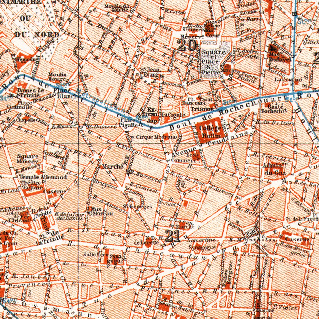 Paris city Map, 1910 by Waldin | Avenza Maps