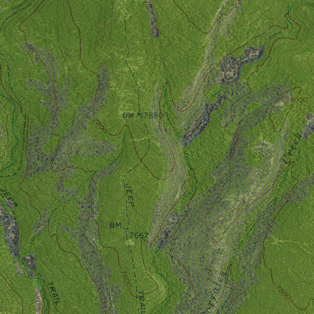 NM-SAN GERONIMO: GeoChange 1958-2014 Map by Western Michigan University ...