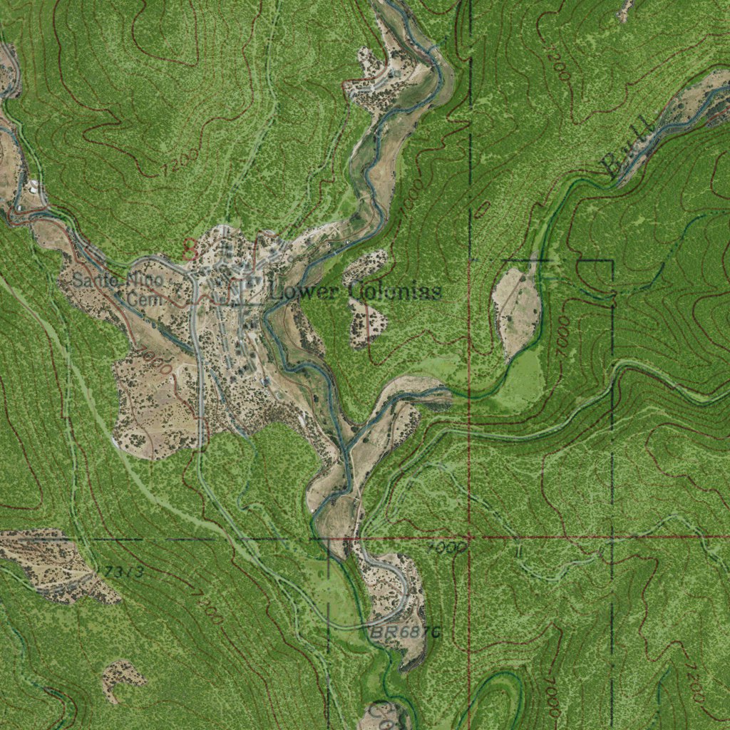 NM-LOWER COLONIAS: GeoChange 1958-2014 Map by Western Michigan ...