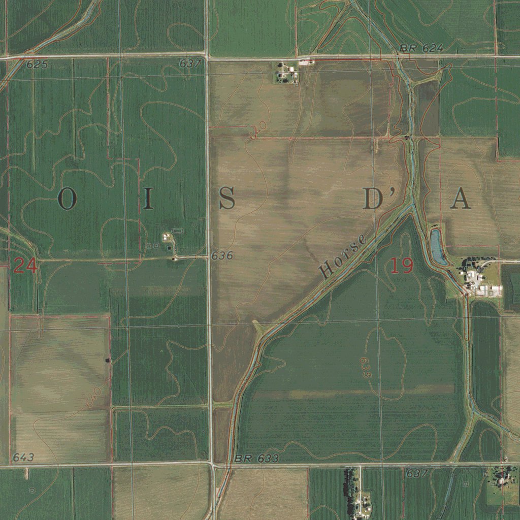 IL-RAYMOND NE: GeoChange 1975-2012 Map by Western Michigan University ...