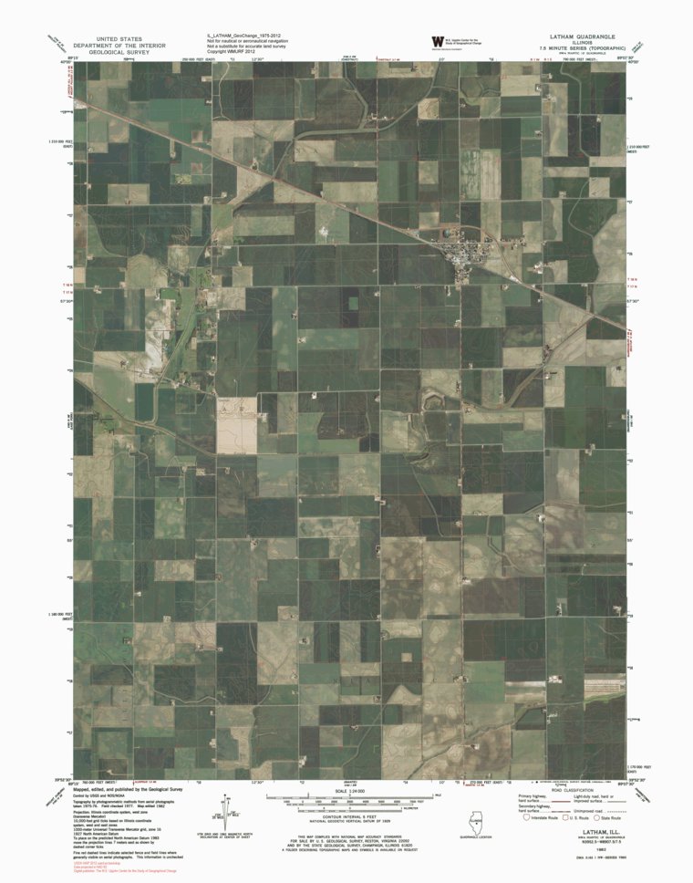 IL-LATHAM: GeoChange 1975-2012 Map by Western Michigan University ...