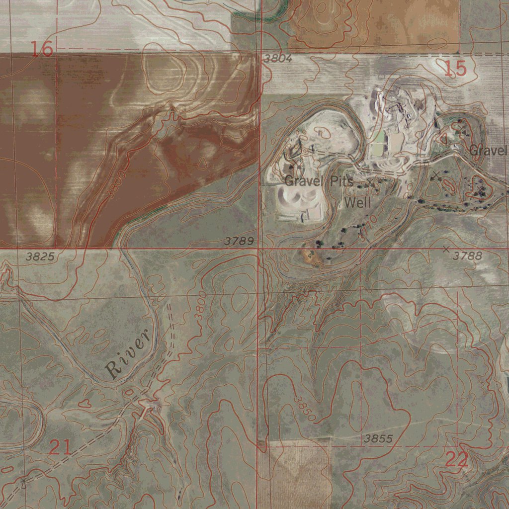KS-HORSETHIEF DRAW NW: GeoChange 1957-2012 Map by Western Michigan ...