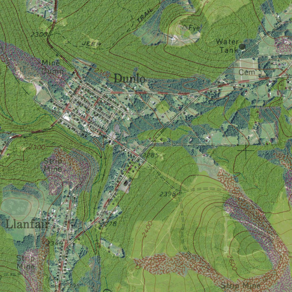 PA-BEAVERDALE: GeoChange 1962-2013 Map by Western Michigan University ...
