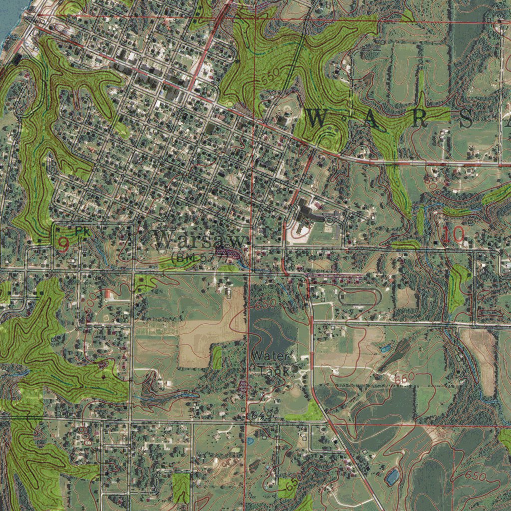 IL-MO-WARSAW: GeoChange 1962-2012 Map by Western Michigan University ...