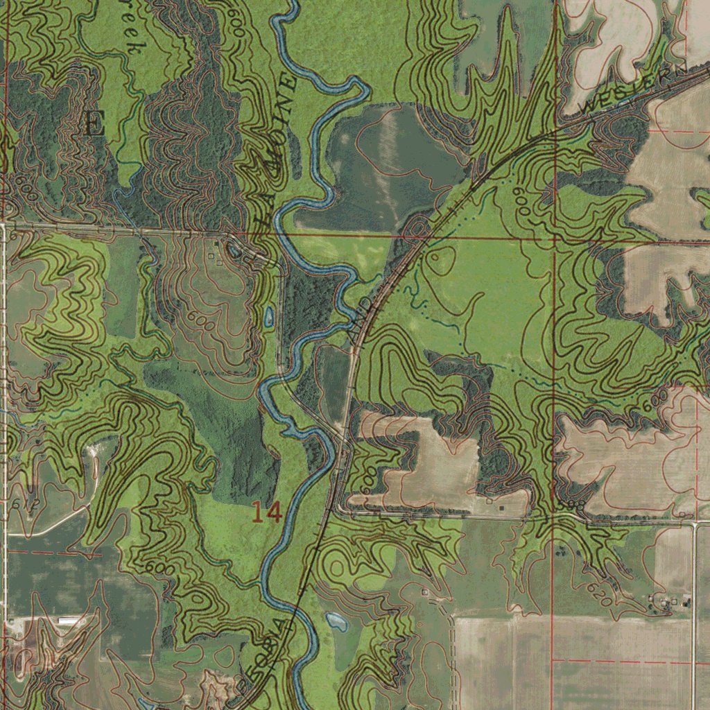 IL-BURNSIDE: GeoChange 1962-2012 Map by Western Michigan University ...