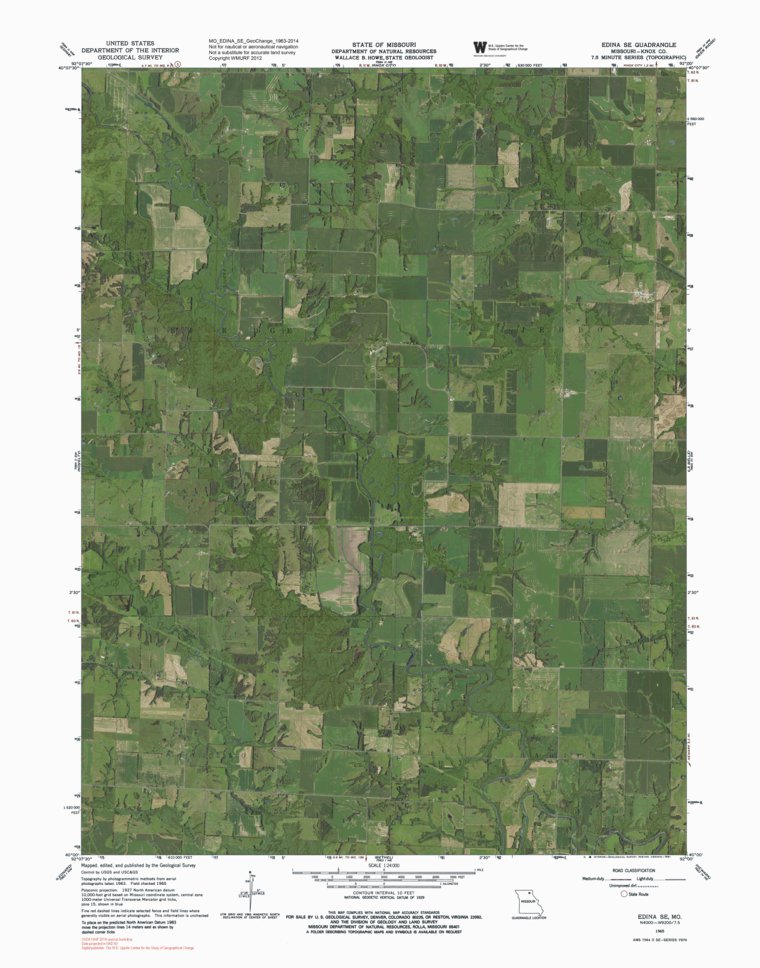 MO-EDINA SE: GeoChange 1963-2014 Map by Western Michigan University ...