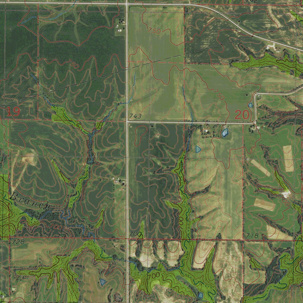 IA-LOCKRIDGE WEST: GeoChange 1973-2013 Map by Western Michigan ...