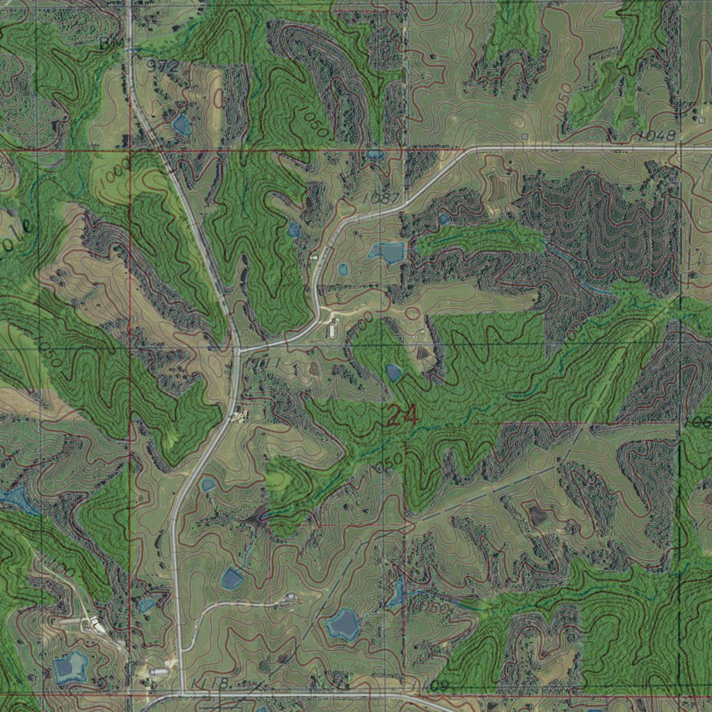IA-LAMONI NORTH: GeoChange 1978-2013 Map by Western Michigan University ...