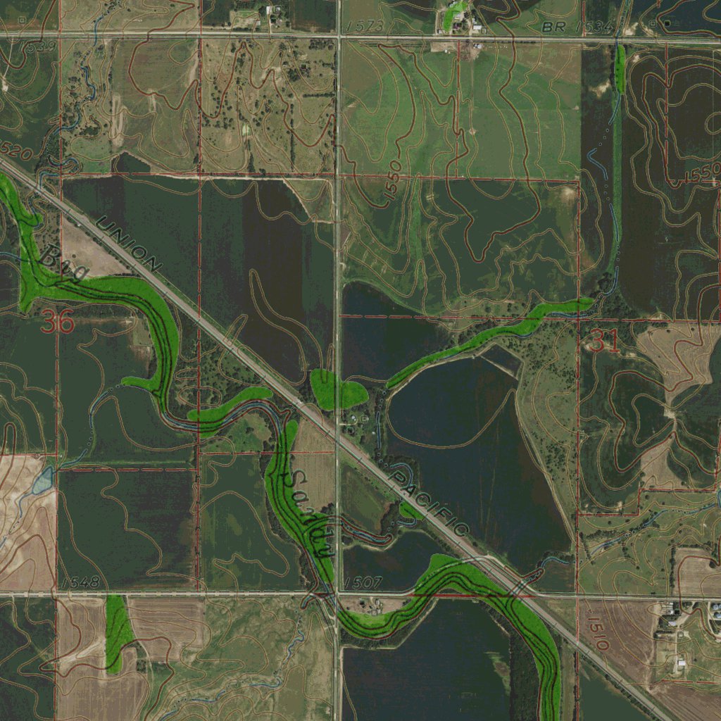 NE-BRUNING: GeoChange 1957-2014 Map by Western Michigan University ...