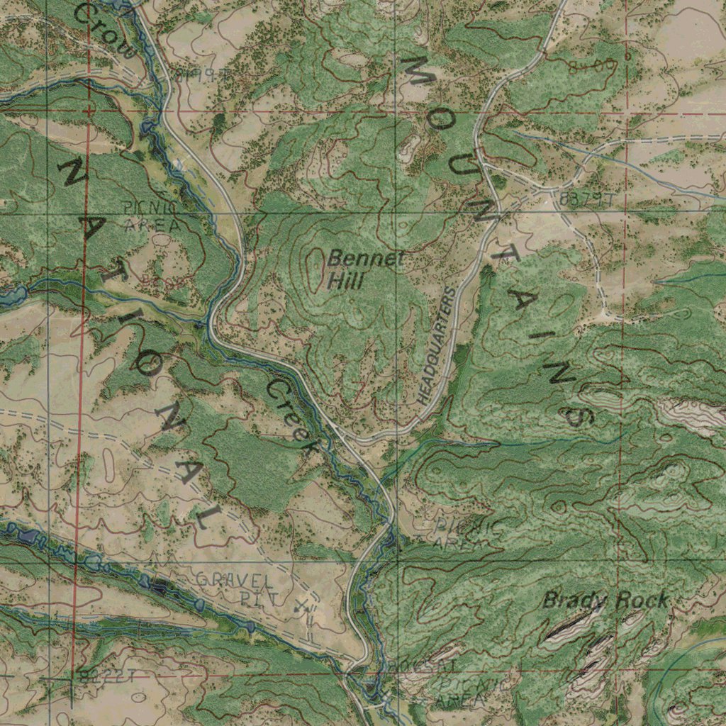 WY-SHERMAN MOUNTAINS WEST: GeoChange 1983-2012 Map by Western Michigan ...