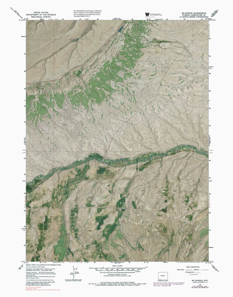 WY-MCKINNON: GeoChange 1963-2012 Map by Western Michigan University ...