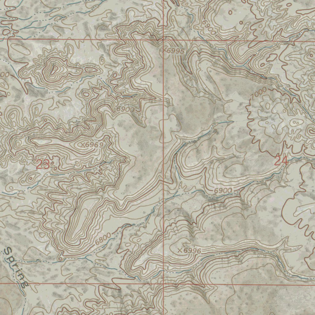 WY-BUTCHER KNIFE DRAW: GeoChange 1963-2012 Map by Western Michigan ...