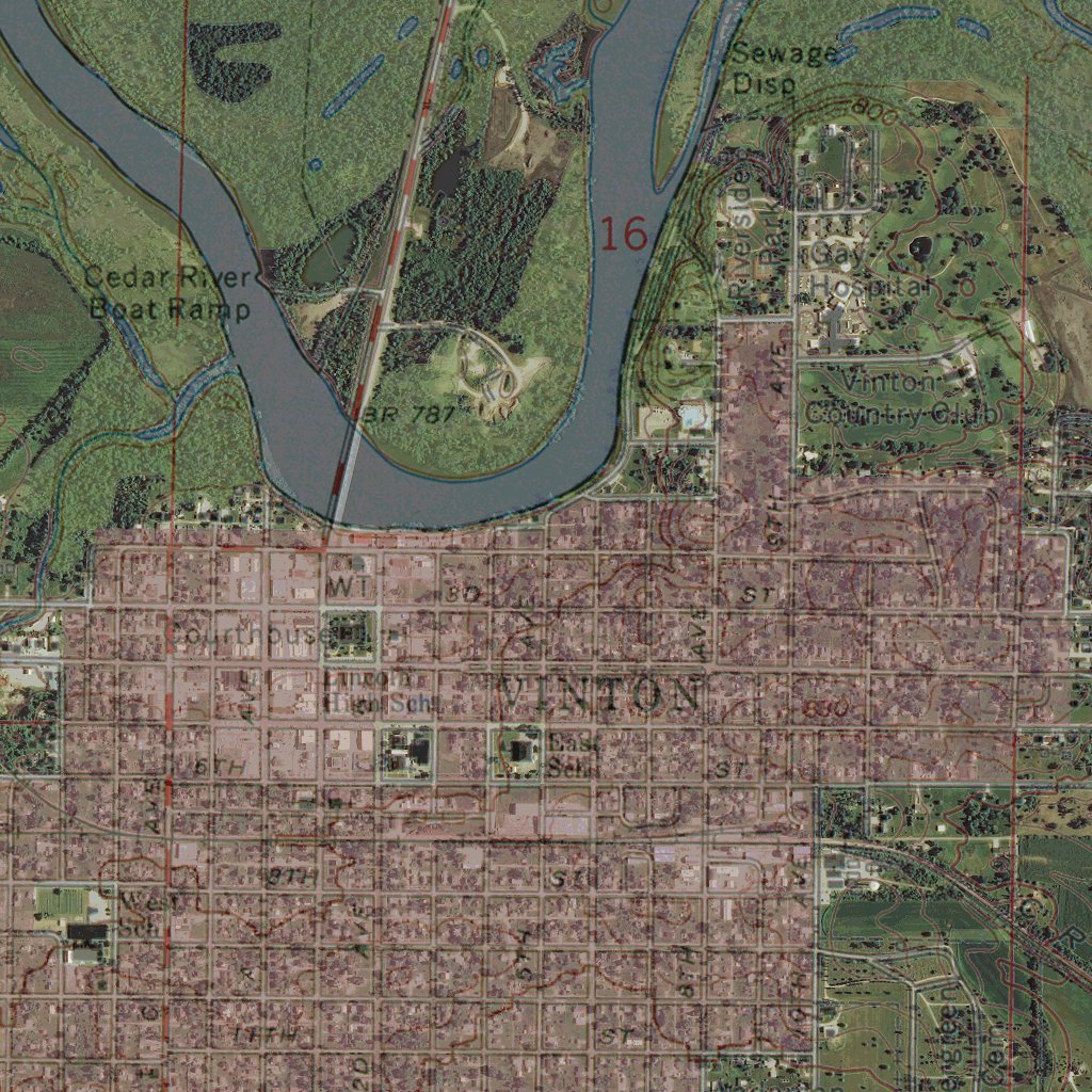 IA-VINTON: GeoChange 1967-2013 Map by Western Michigan University ...