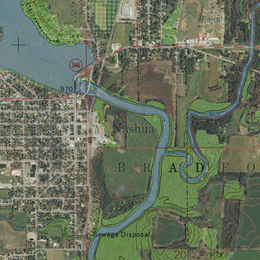 IA-NASHUA: GeoChange 1967-2013 Map by Western Michigan University ...