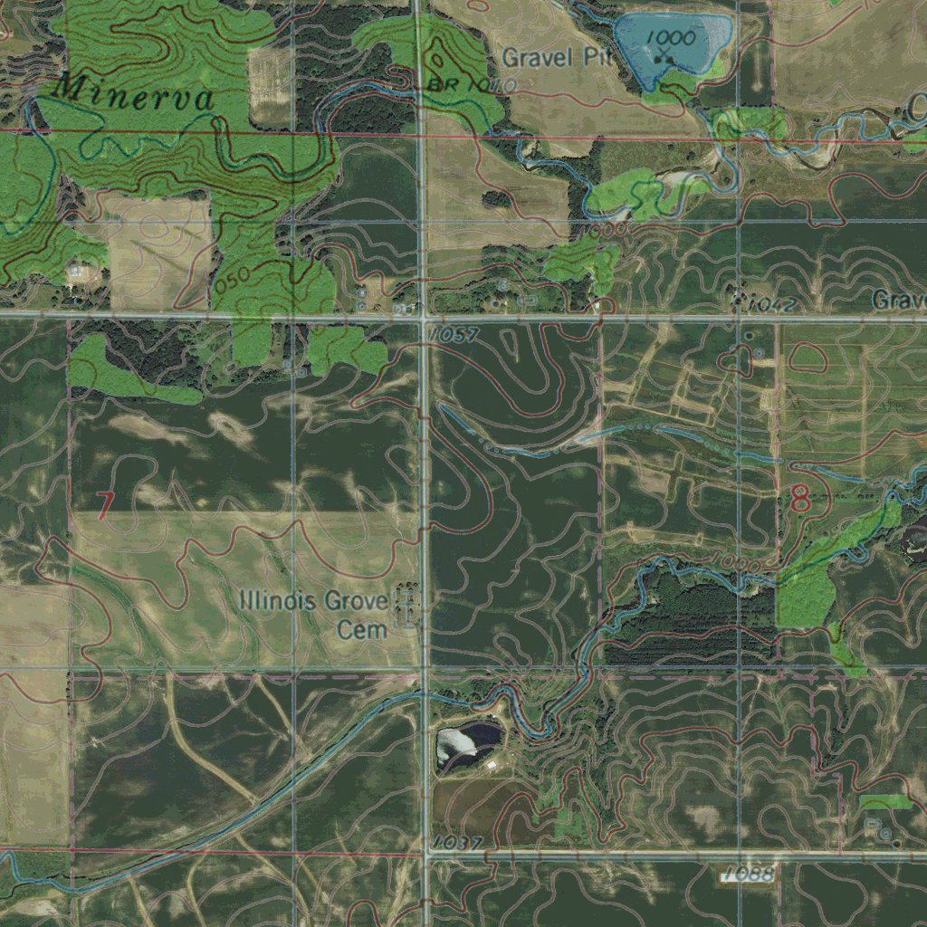 IA-STATE CENTER NW: GeoChange 1974-2014 Map by Western Michigan ...