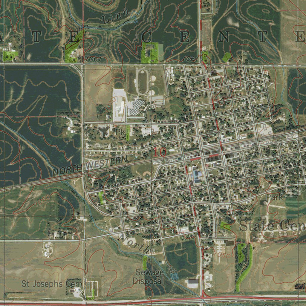IA-STATE CENTER: GeoChange 1974-2014 Map by Western Michigan University ...