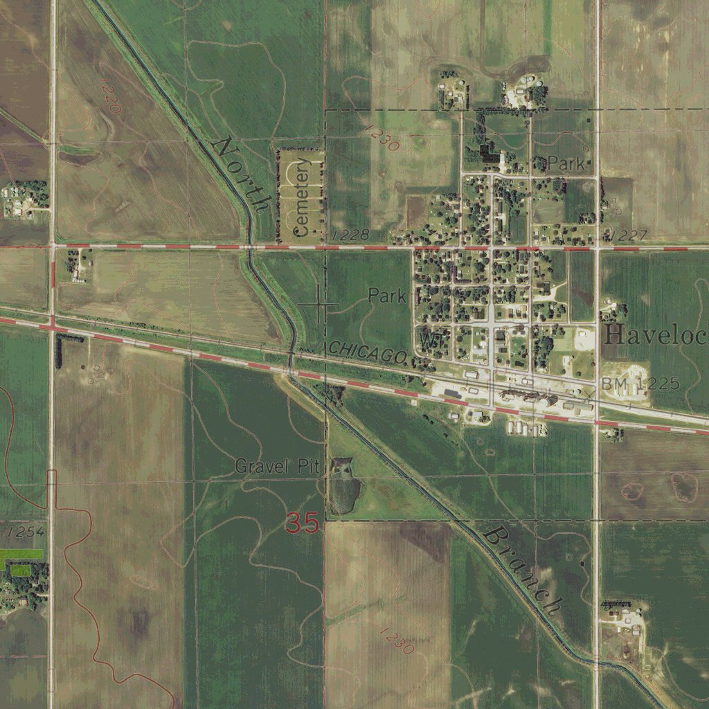 IA-HAVELOCK: GeoChange 1974-2013 Map by Western Michigan University ...