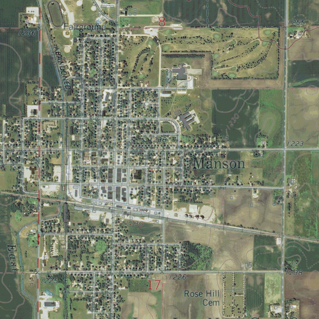 IA-MANSON: GeoChange 1973-2013 Map by Western Michigan University ...