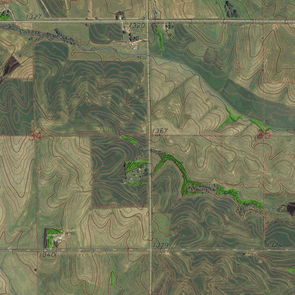 IA-HOLSTEIN: GeoChange 1966-2013 Map by Western Michigan University ...