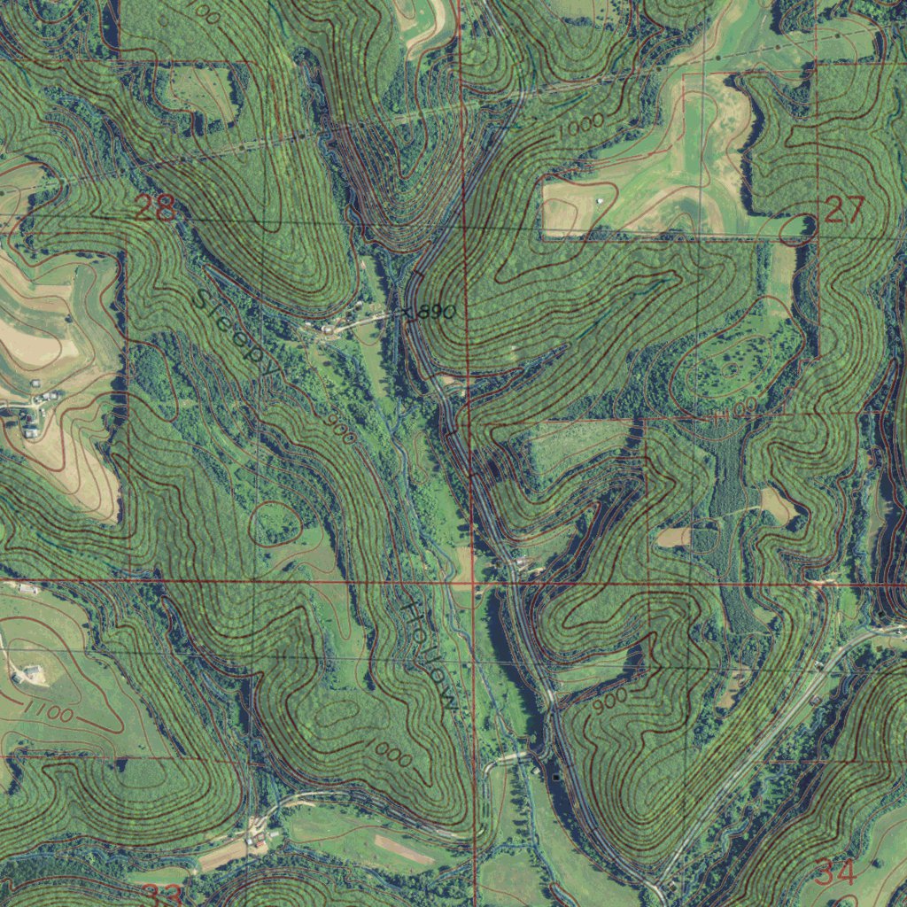 WI-MOUNT ZION: GeoChange 1956-2013 Map by Western Michigan University ...