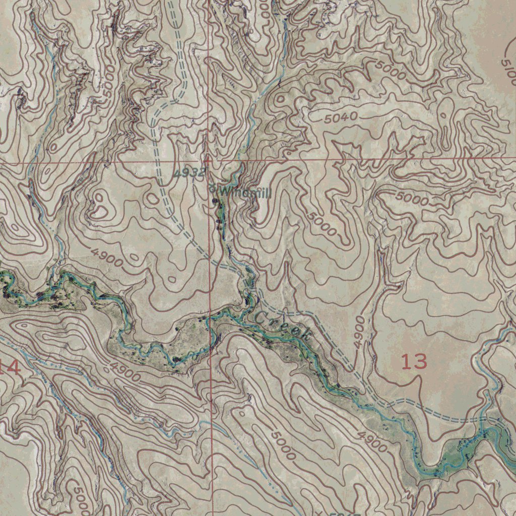 WY-PRAIRIE VIEW SCHOOL: GeoChange 1949-2014 Map by Western Michigan ...