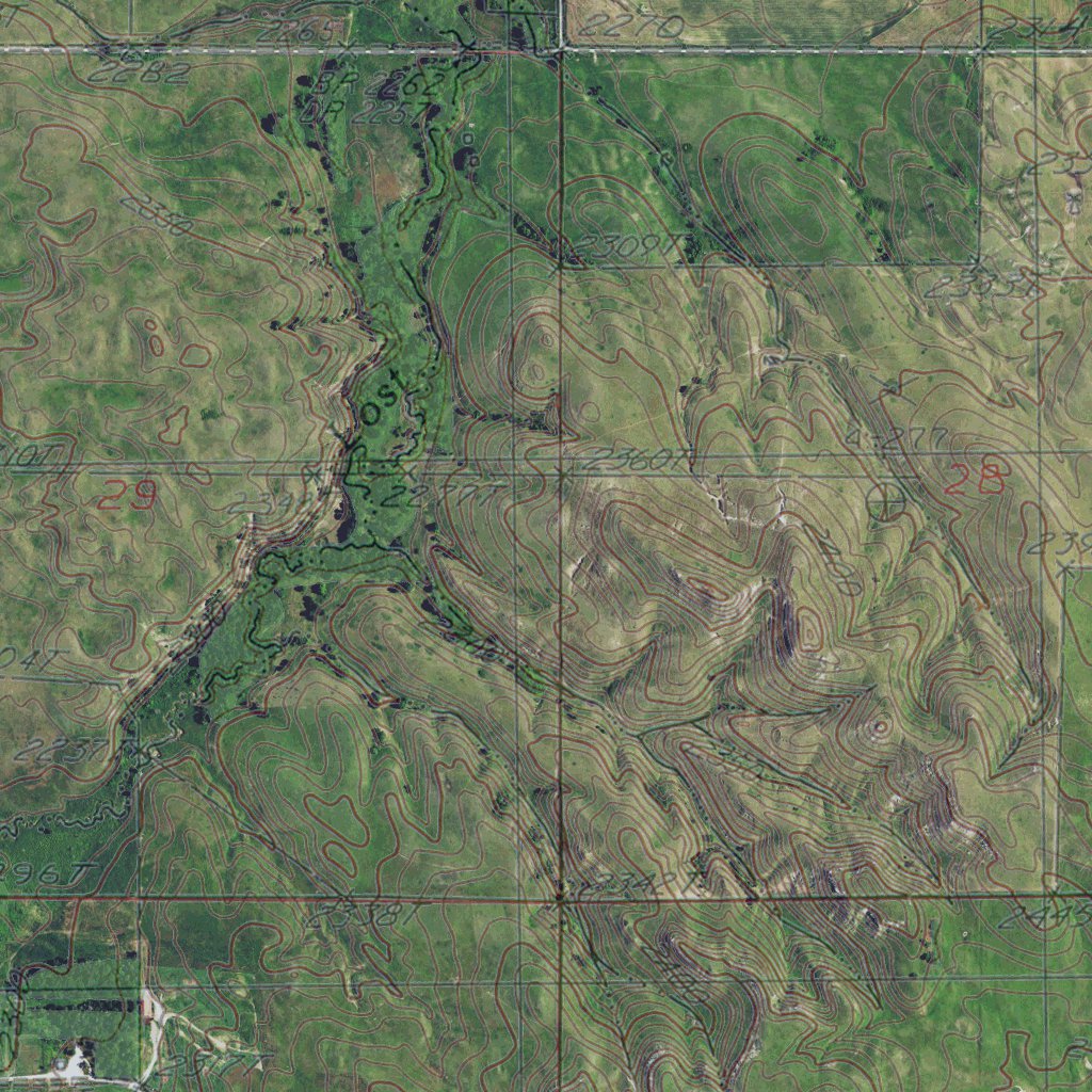 SD-MILLBORO: GeoChange 1974-2014 Map by Western Michigan University ...
