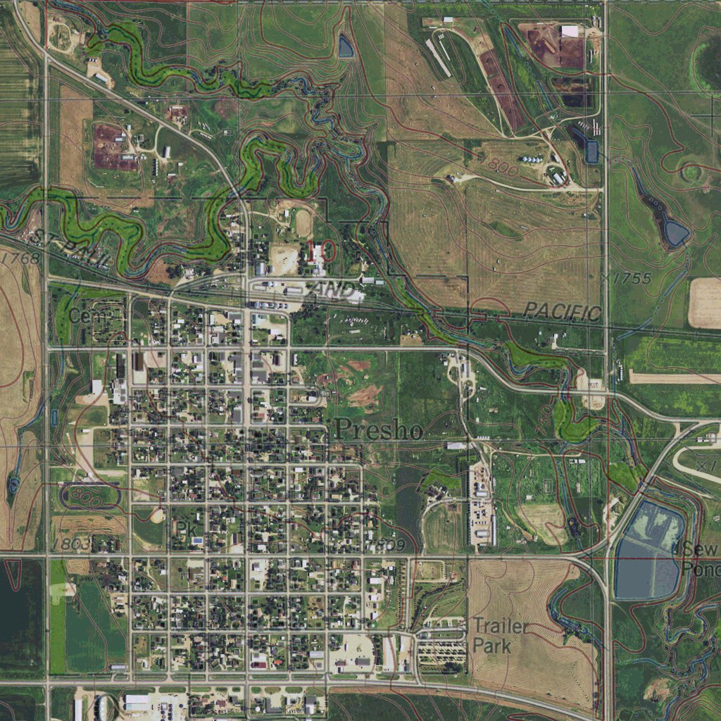 SD-PRESHO: GeoChange 1973-2014 Map by Western Michigan University ...