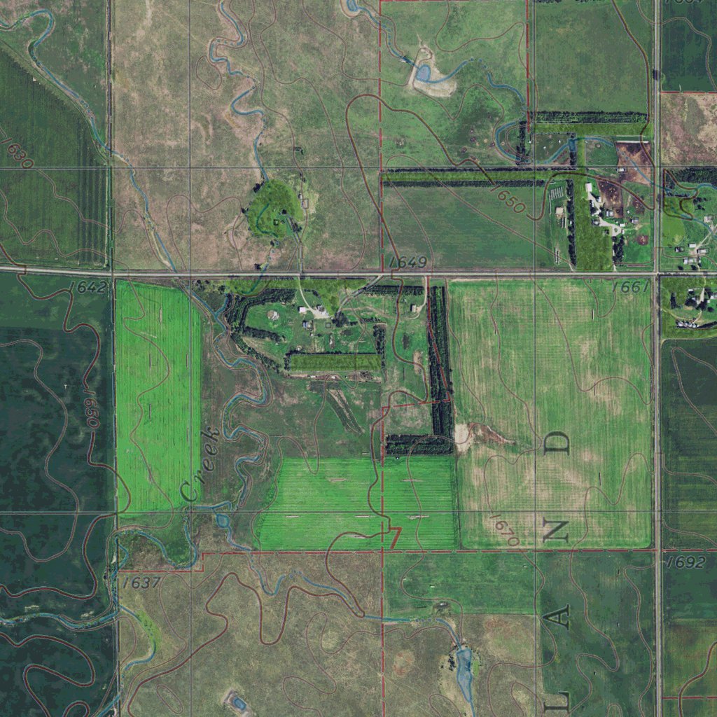 SD-RED LAKE EAST: GeoChange 1973-2014 Map by Western Michigan ...