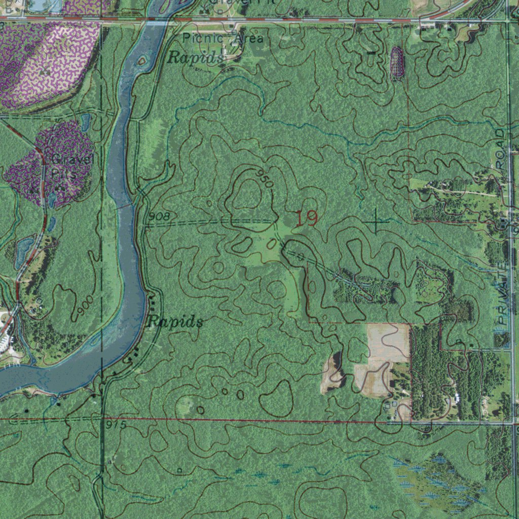 WI-HATFIELD: GeoChange 1969-2013 Map by Western Michigan University ...
