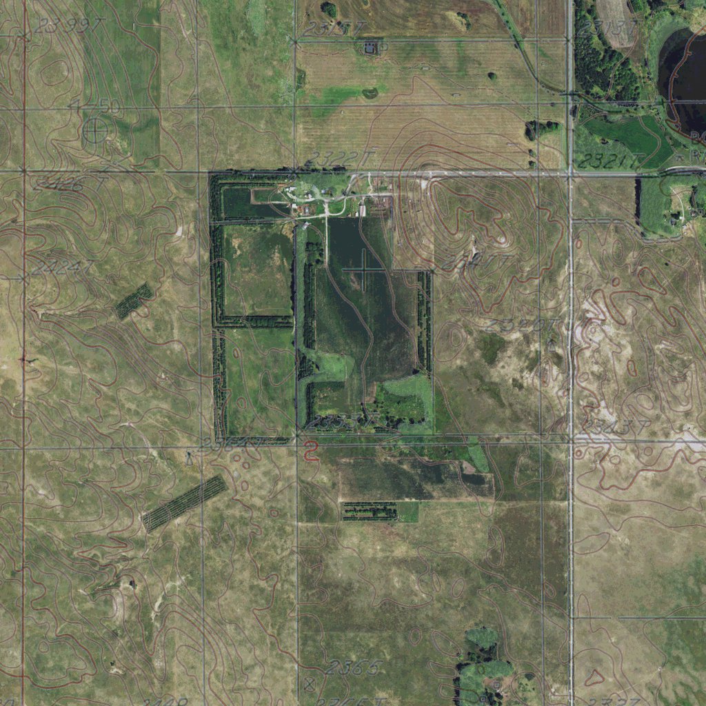 SD-DOG EAR LAKE: GeoChange 1974-2014 Map by Western Michigan University ...