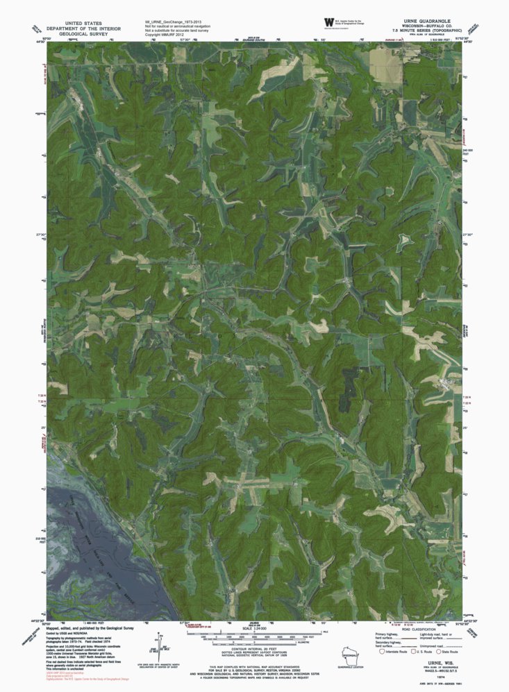WI-URNE: GeoChange 1973-2013 Map by Western Michigan University ...