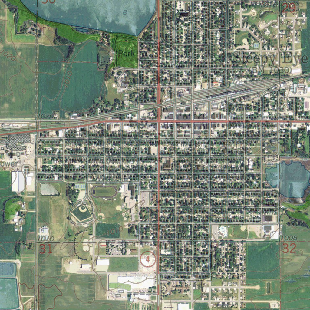 MN-SLEEPY EYE: GeoChange 1963-2014 Map by Western Michigan University ...