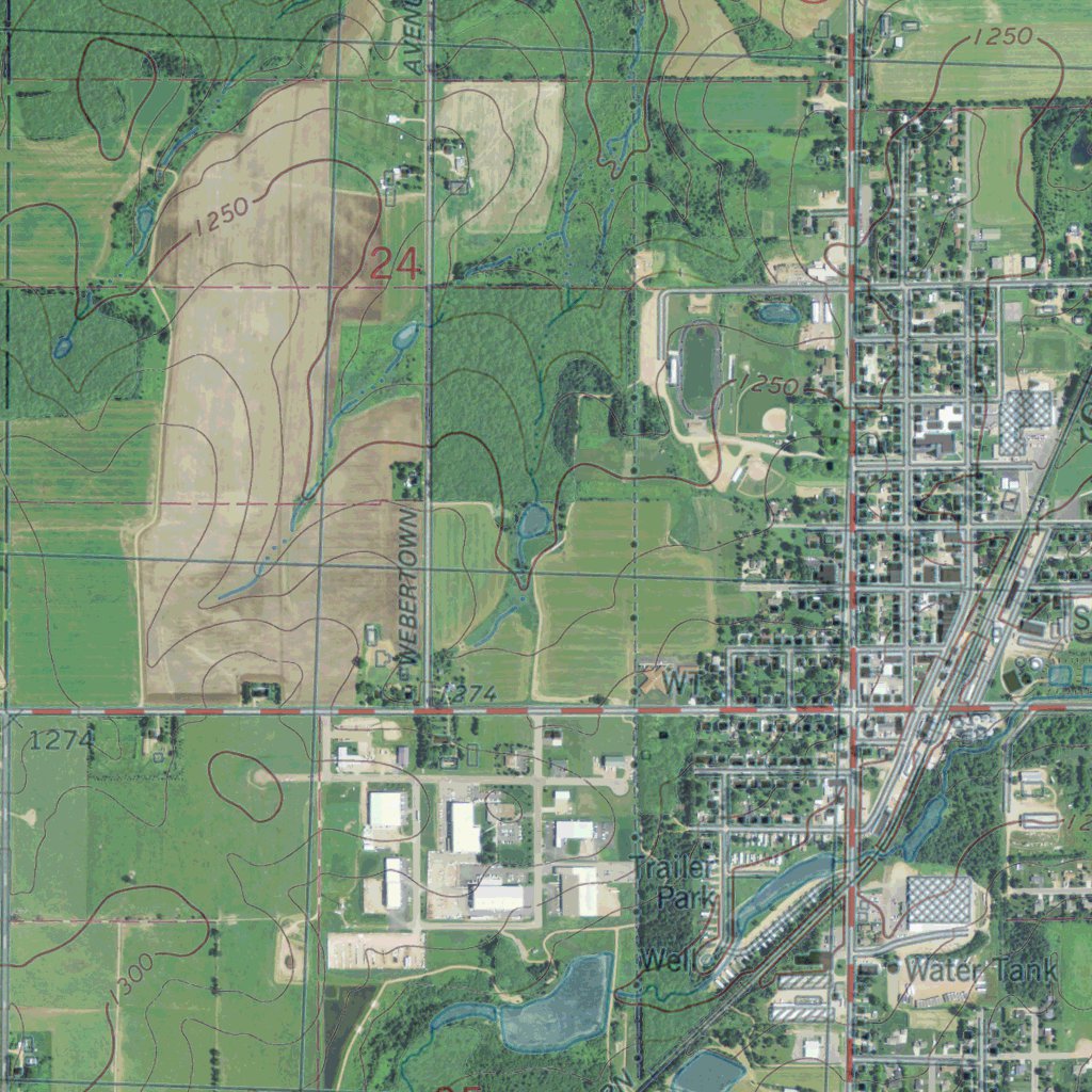 WI-STRATFORD: GeoChange 1962-2013 Map by Western Michigan University ...