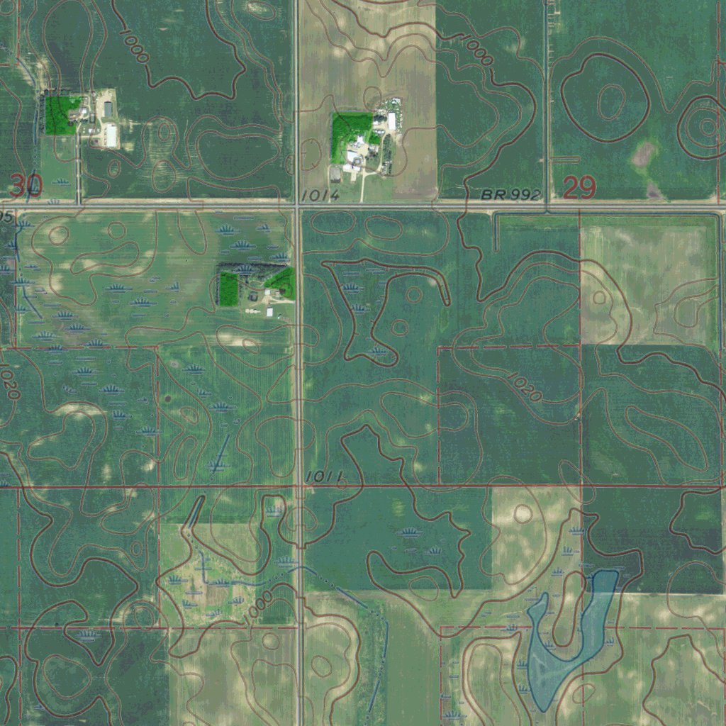 MN-BERNADOTTE: GeoChange 1963-2014 Map by Western Michigan University ...