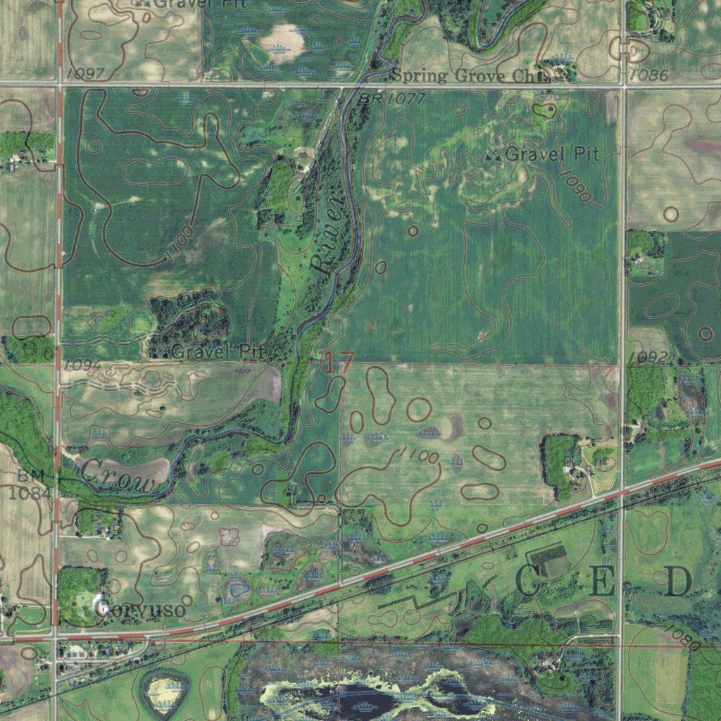 MN-CEDAR MILLS: GeoChange 1965-2014 Map by Western Michigan University ...