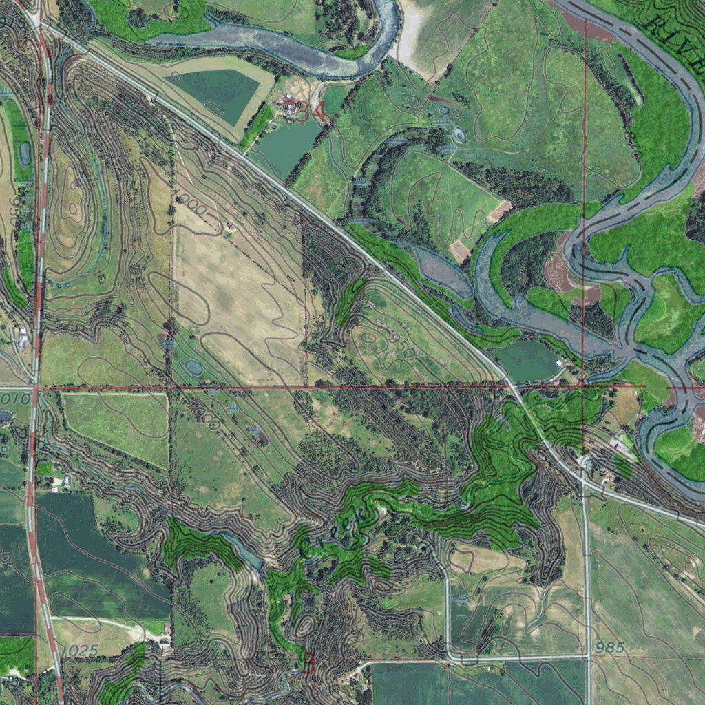 MN-LONE TREE LAKE: GeoChange 1964-2013 Map by Western Michigan ...