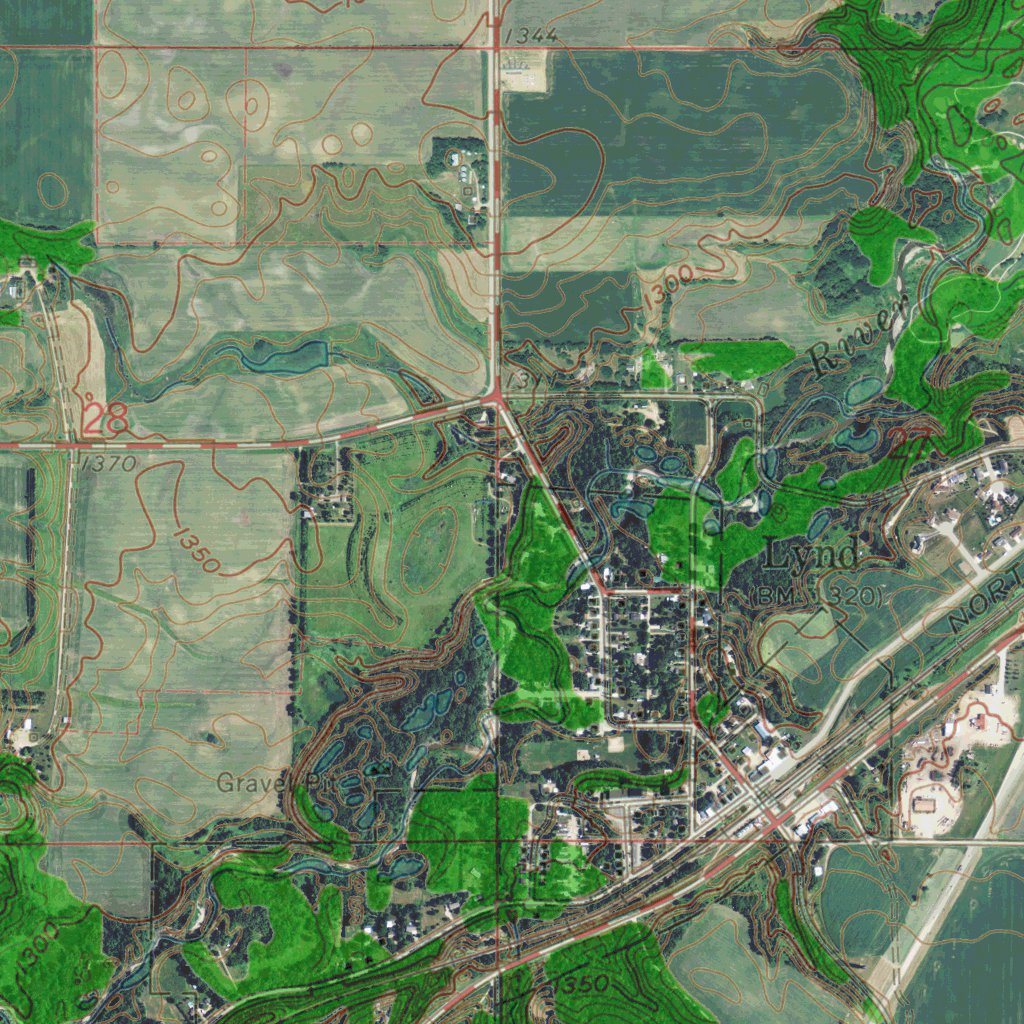 MN-LYND: GeoChange 1958-2013 Map by Western Michigan University ...