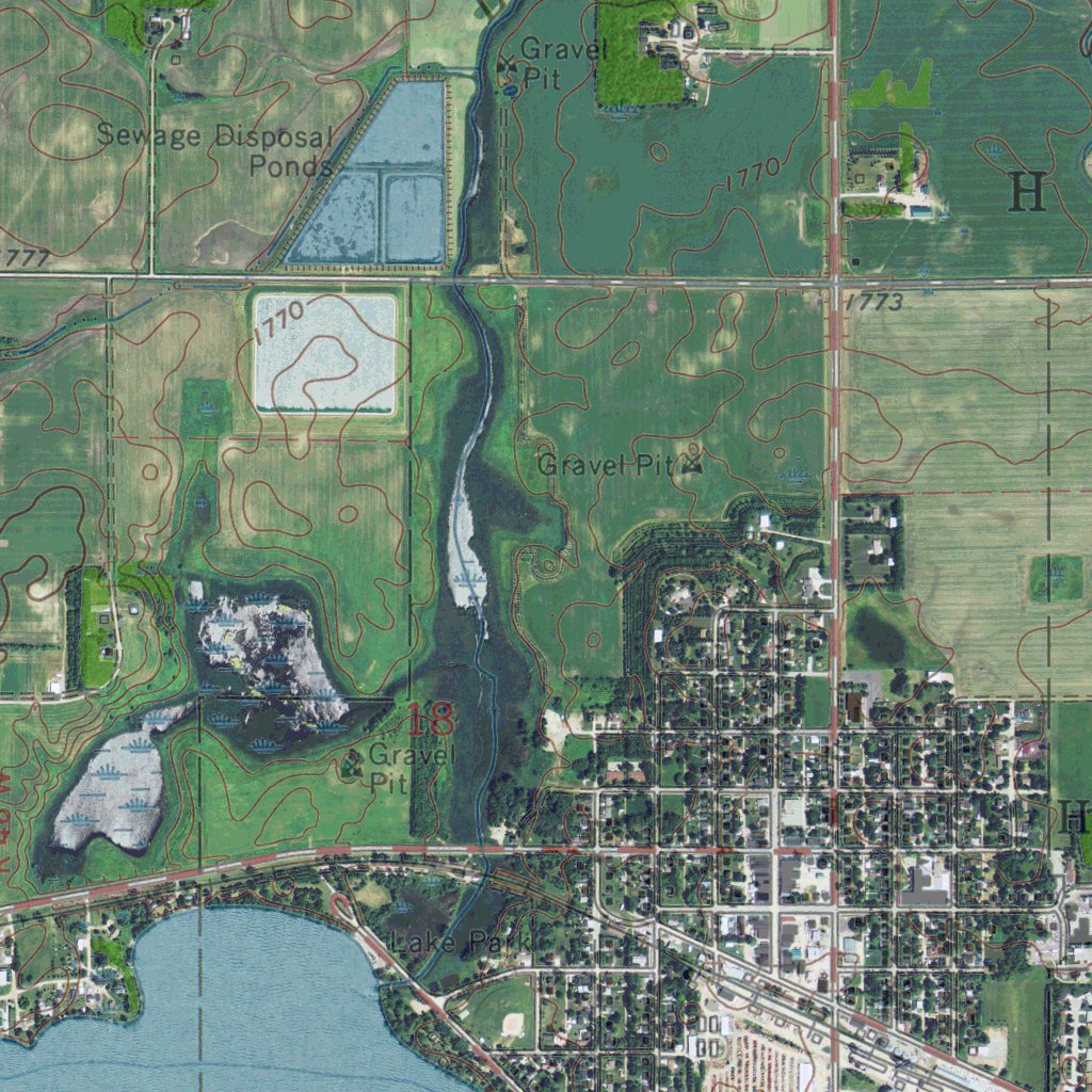 MN-SD-HENDRICKS: GeoChange 1965-2013 Map by Western Michigan University ...