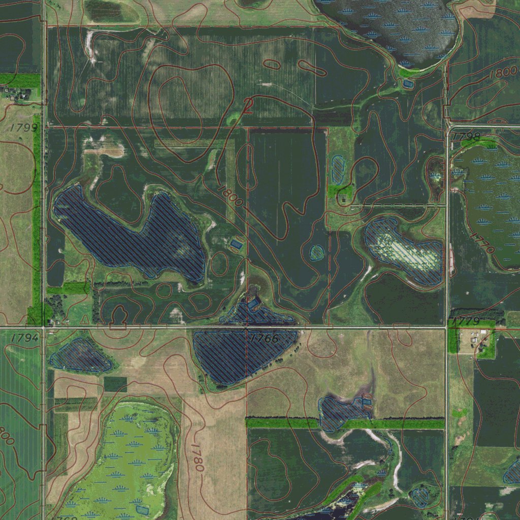 SD-CHERRY LAKE: GeoChange 1973-2014 Map by Western Michigan University ...