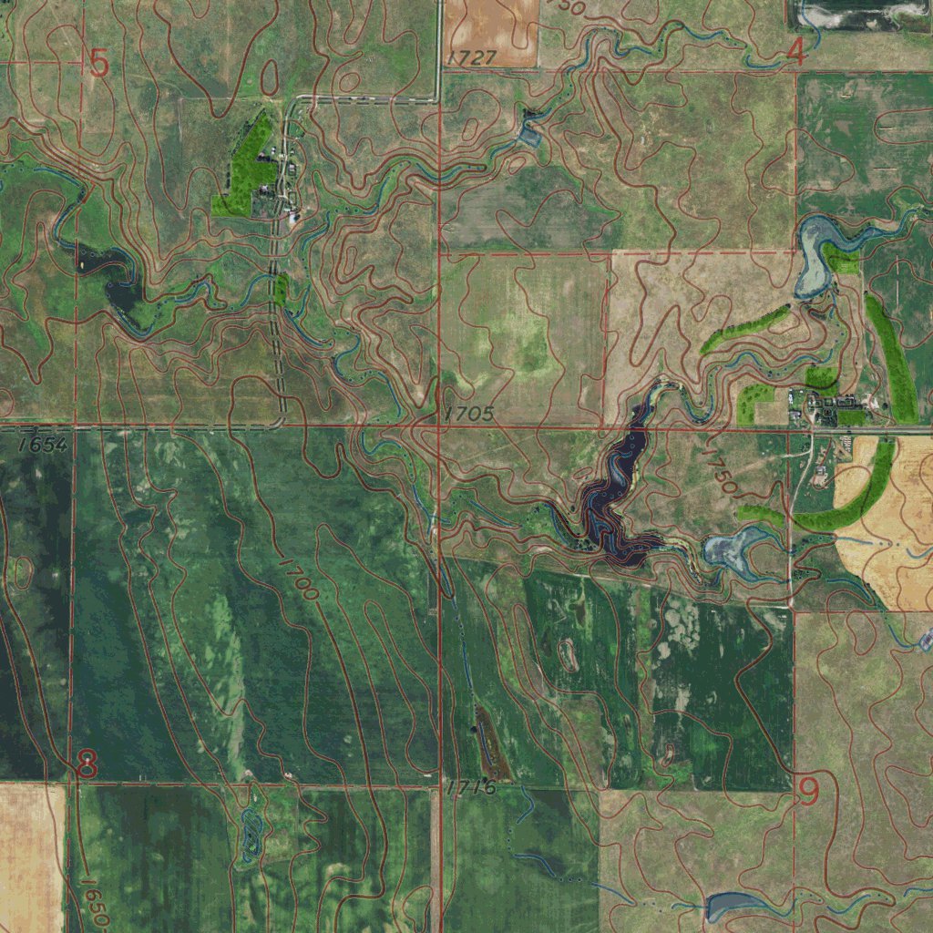 SD-RAYMOND SE: GeoChange 1973-2014 Map by Western Michigan University ...
