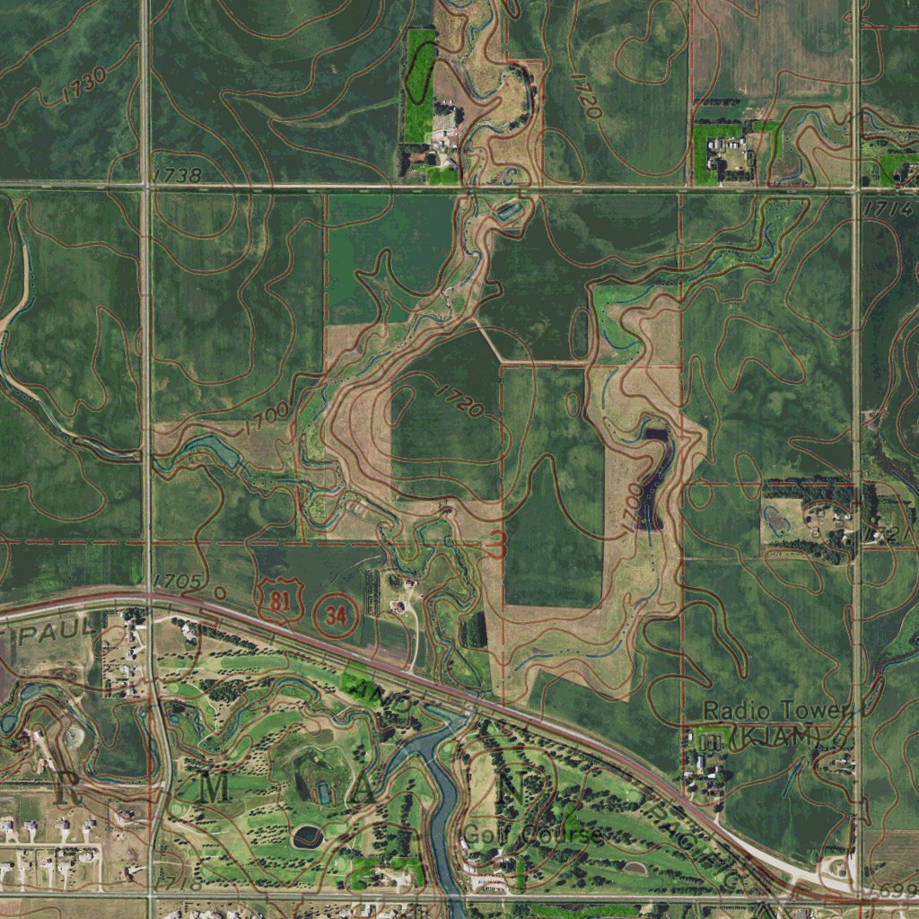 SD-RAMONA: GeoChange 1965-2014 Map by Western Michigan University ...