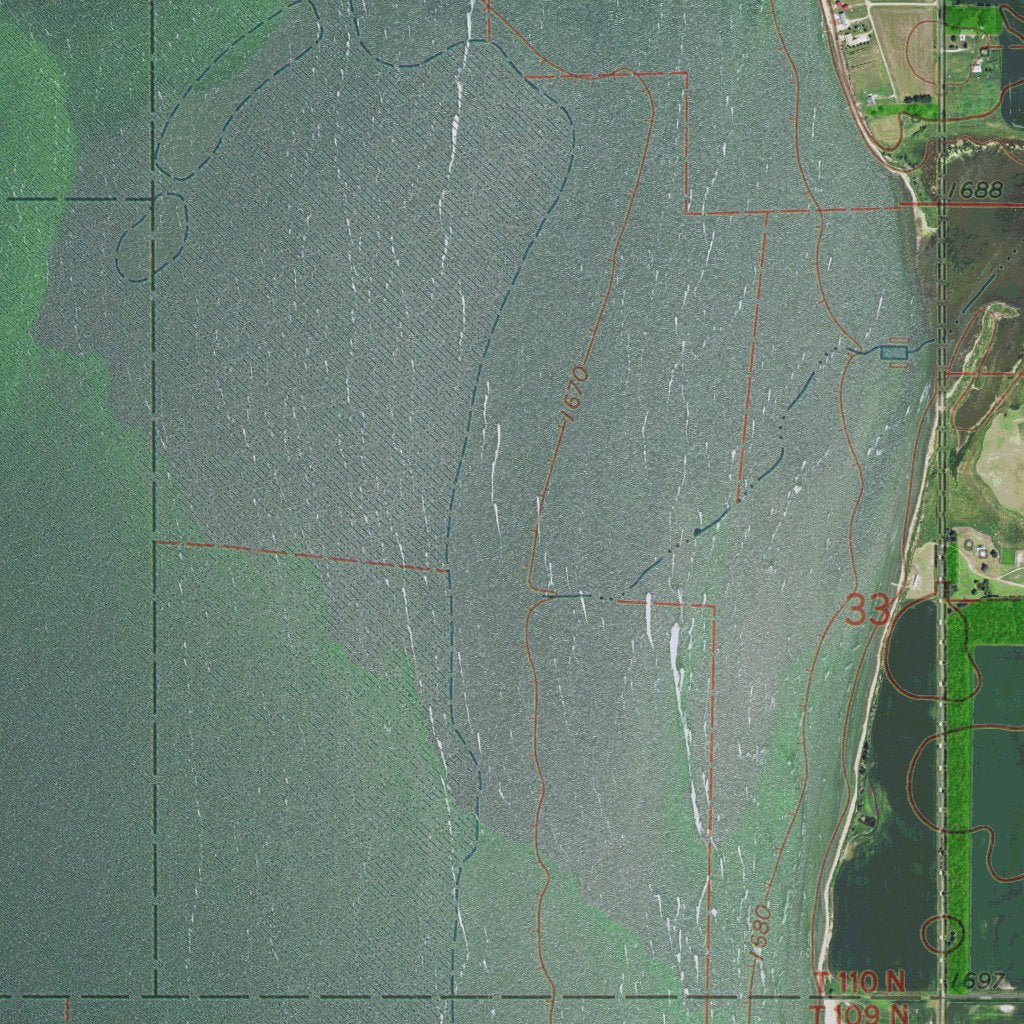 SD-LAKE PRESTON WEST: GeoChange 1964-2014 Map by Western Michigan ...