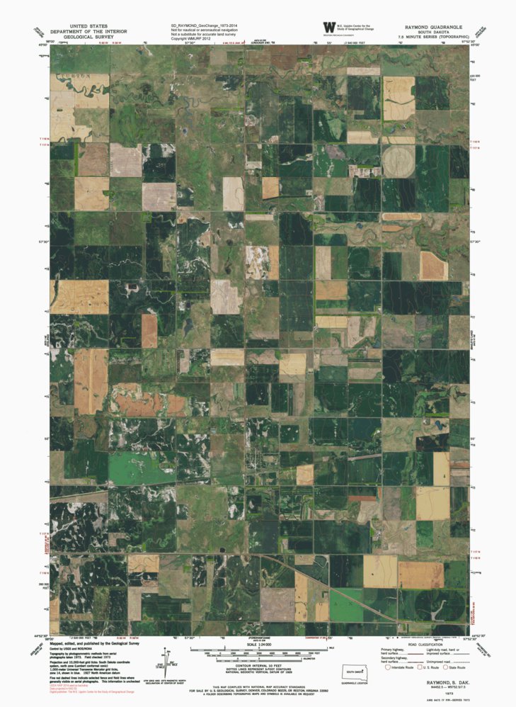 SD-RAYMOND: GeoChange 1973-2014 Map by Western Michigan University ...