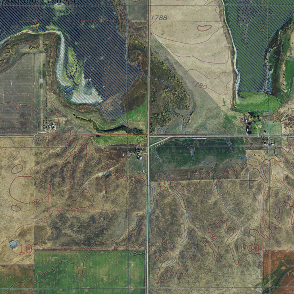 SD-THOMAS LAKE: GeoChange 1973-2014 Map by Western Michigan University ...