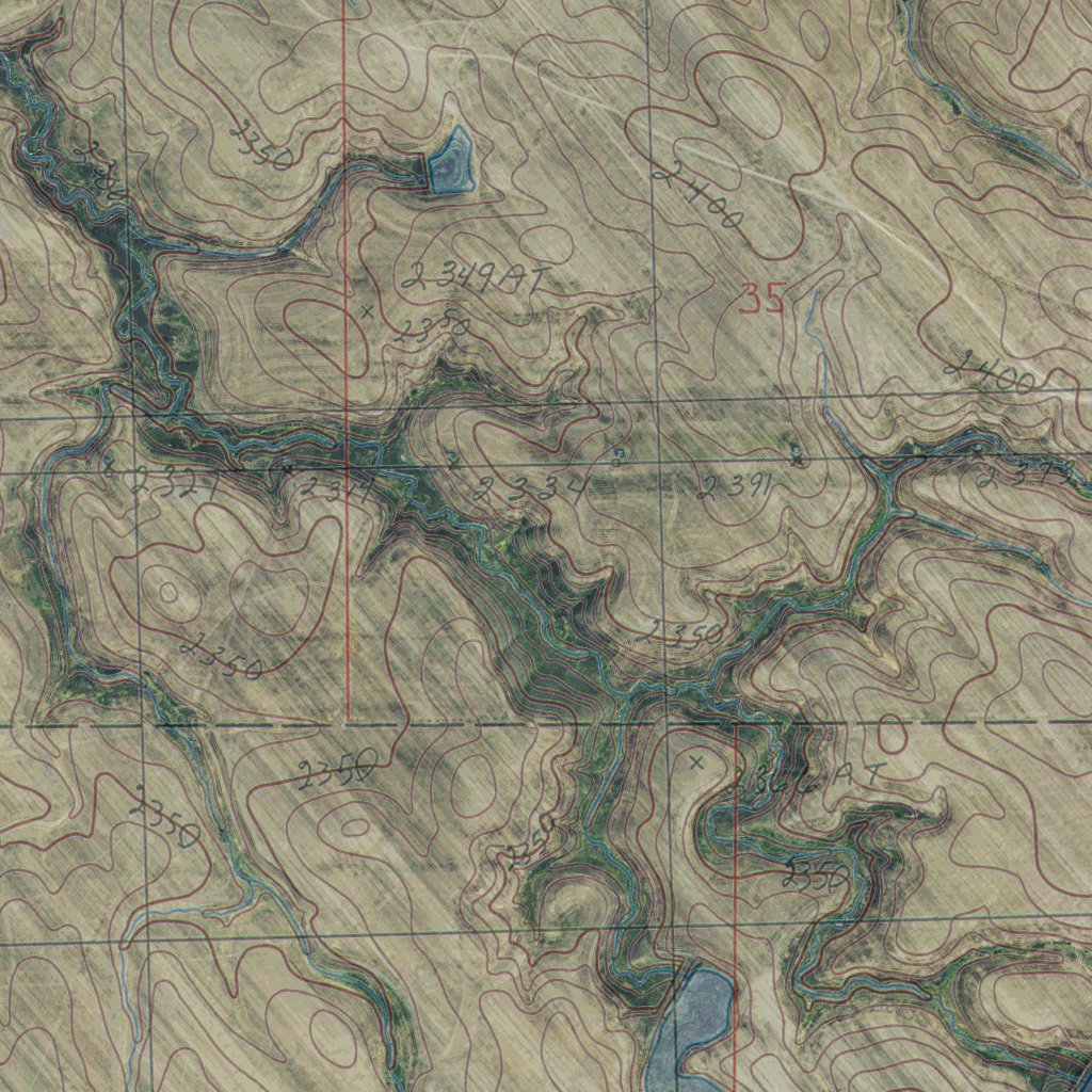SD-HILLTOP DIAMOND RING RANCH: GeoChange 1973-2014 Map by Western ...