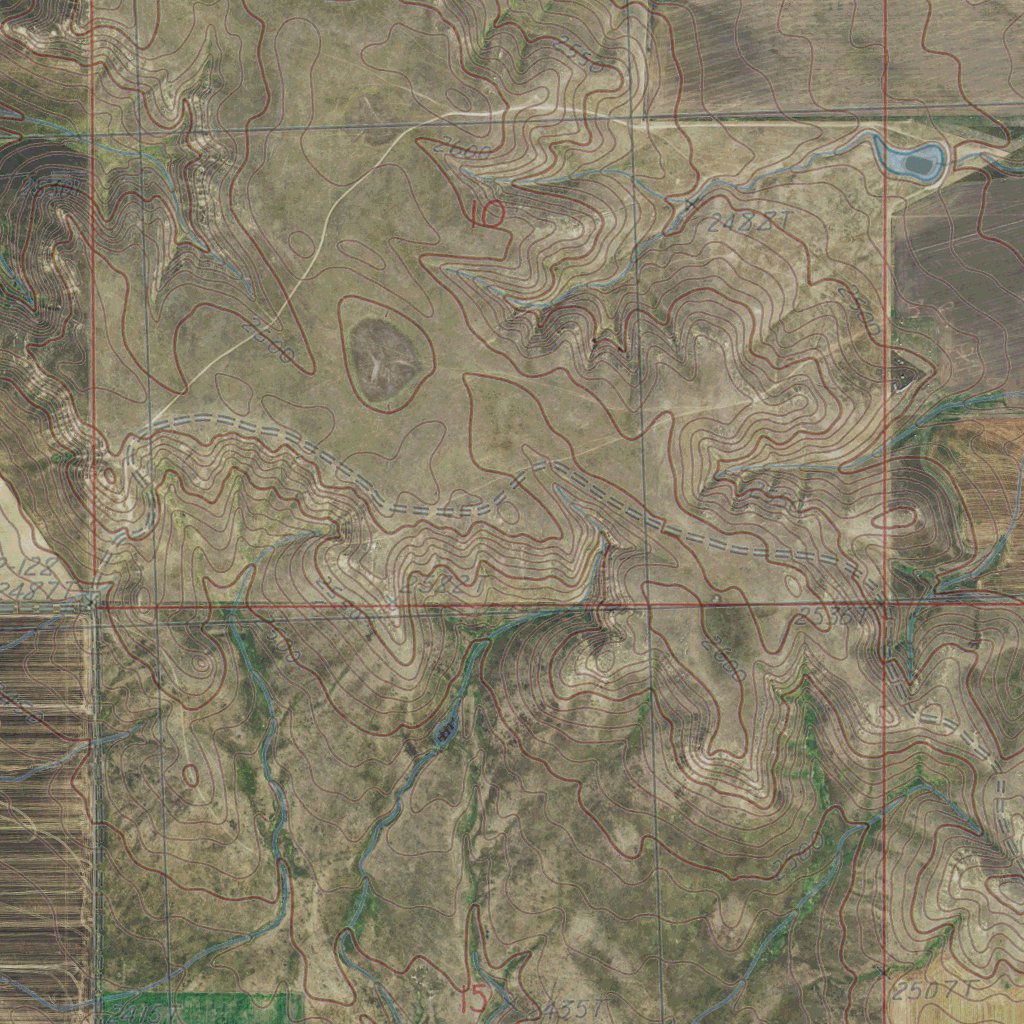 SD-GRINDSTONE BUTTE: GeoChange 1965-2014 Map by Western Michigan ...