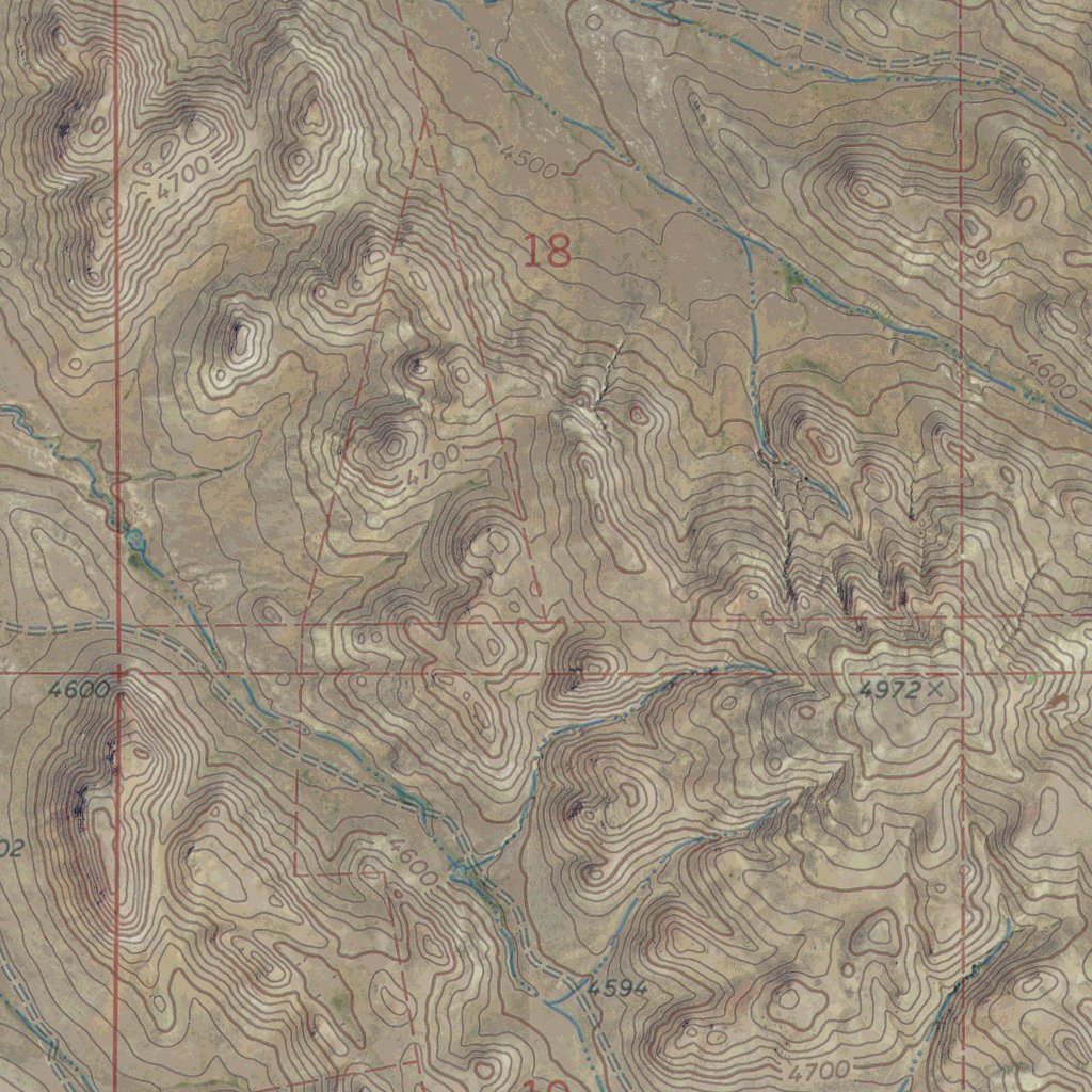 WY-LAKE DE SMET EAST: GeoChange 1969-2012 Map by Western Michigan ...