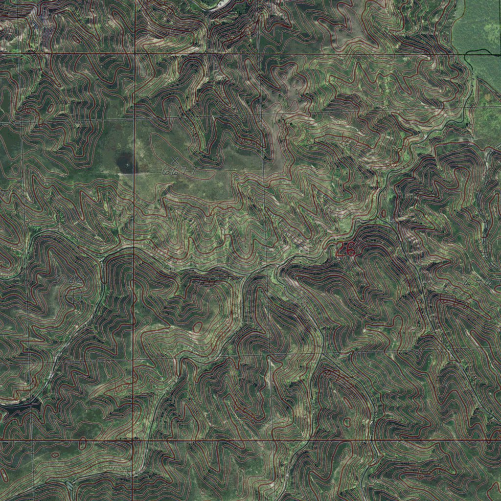 SD-BRIDGER NE: GeoChange 1966-2014 Map by Western Michigan University ...